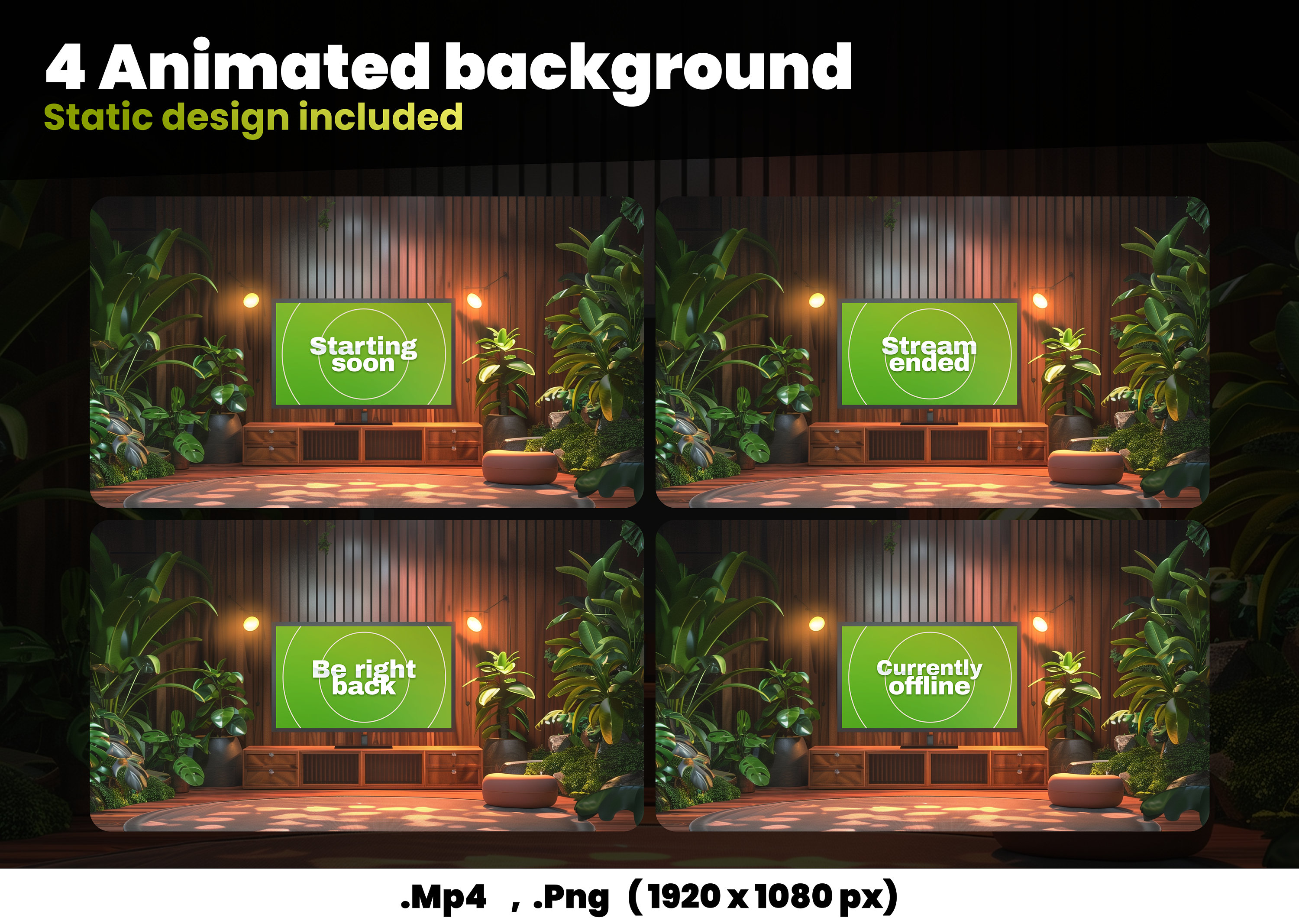 VTUBER TALK SHOW - Vtuber Background - Twitch Stream Assets - Pngtuber ...