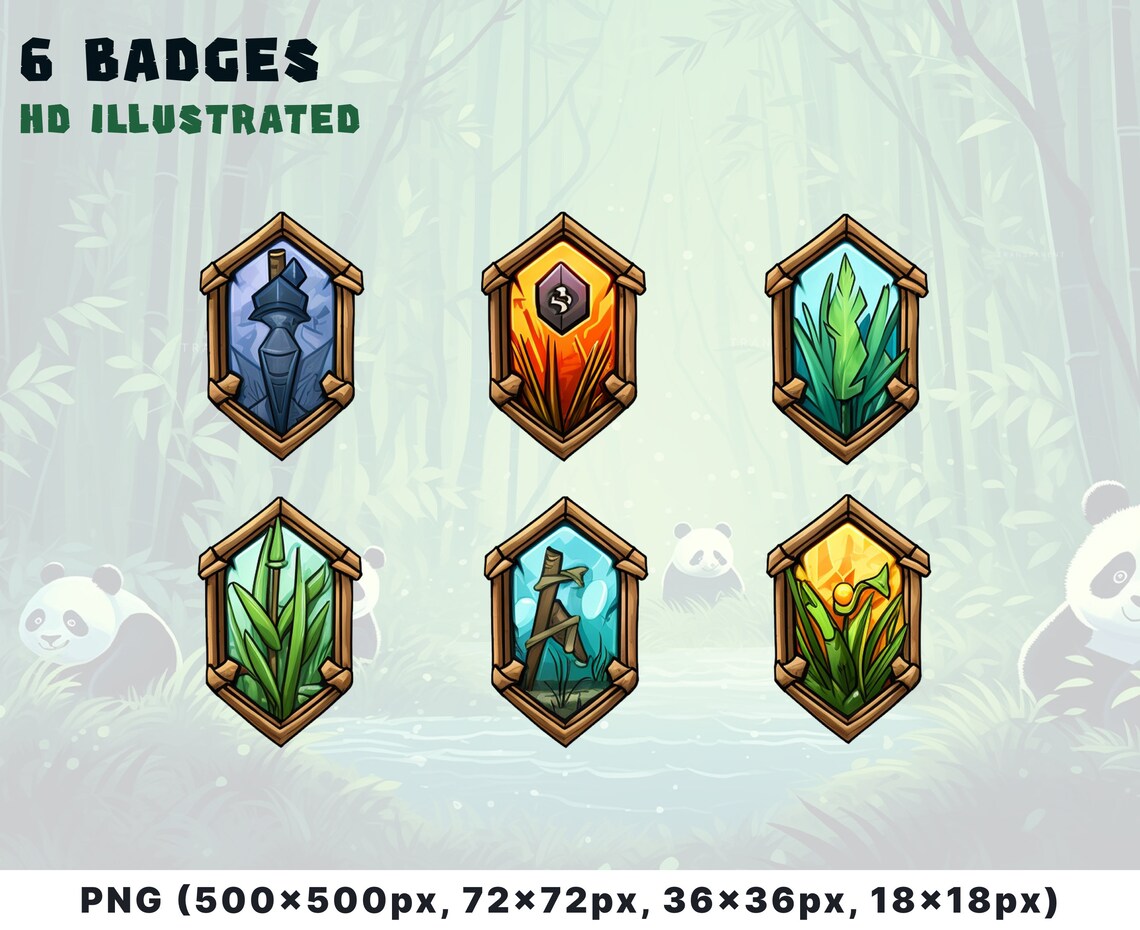 CUTE PANDA BAMBOO Stream Overlay // Full Package // Screens, Alerts ...