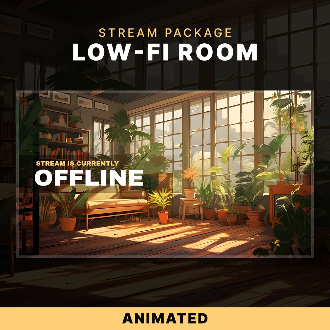 NATURE Low-fi Stream Overlay | Animated | Overlays, Screens, Panels ...