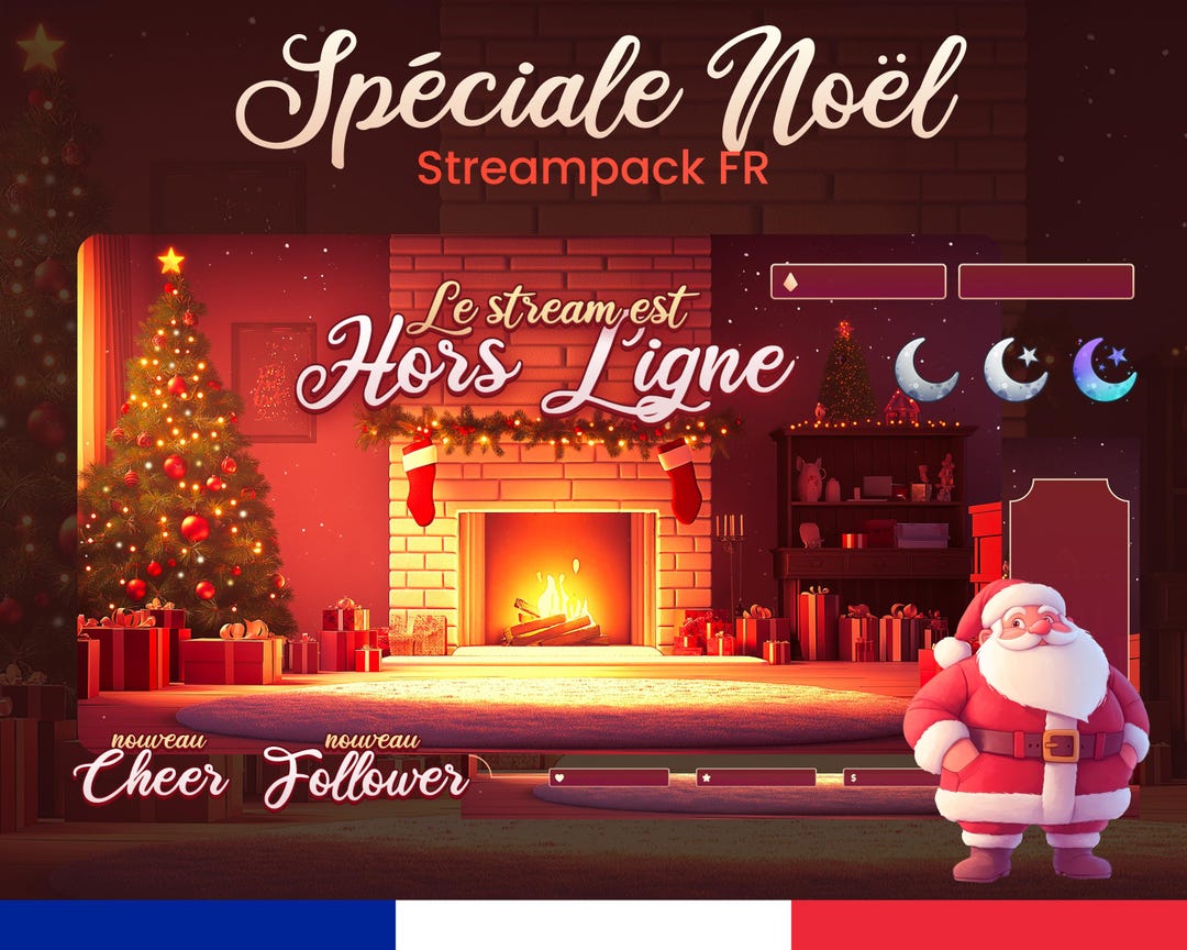 STREAMPACK - Spéciale Noël - Pack De Stream Animé - 1920x1080px ...