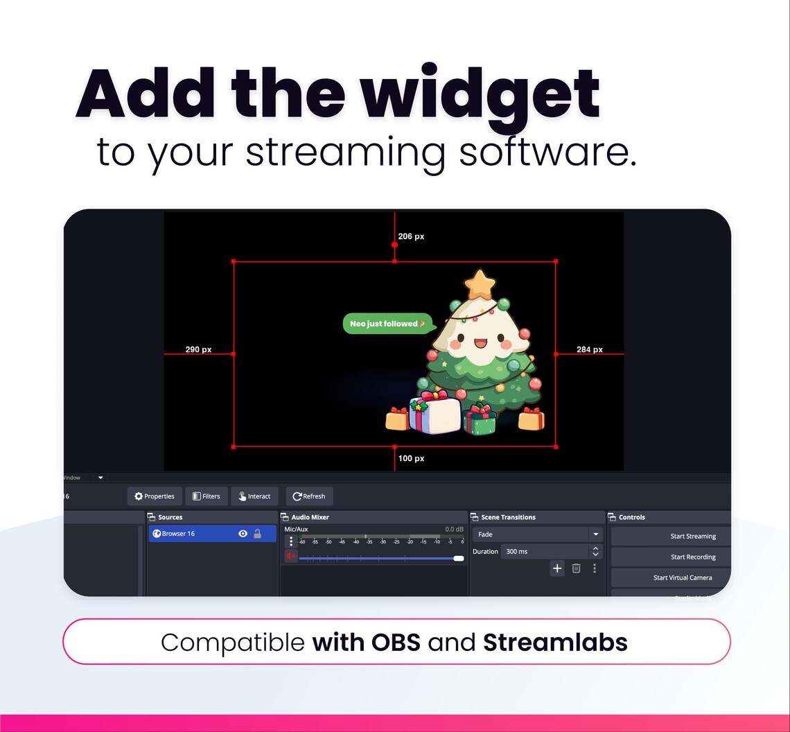 Stream Widget - Christmas Tree - React to Alerts and Channels Points - Instant Download - Etsy ...