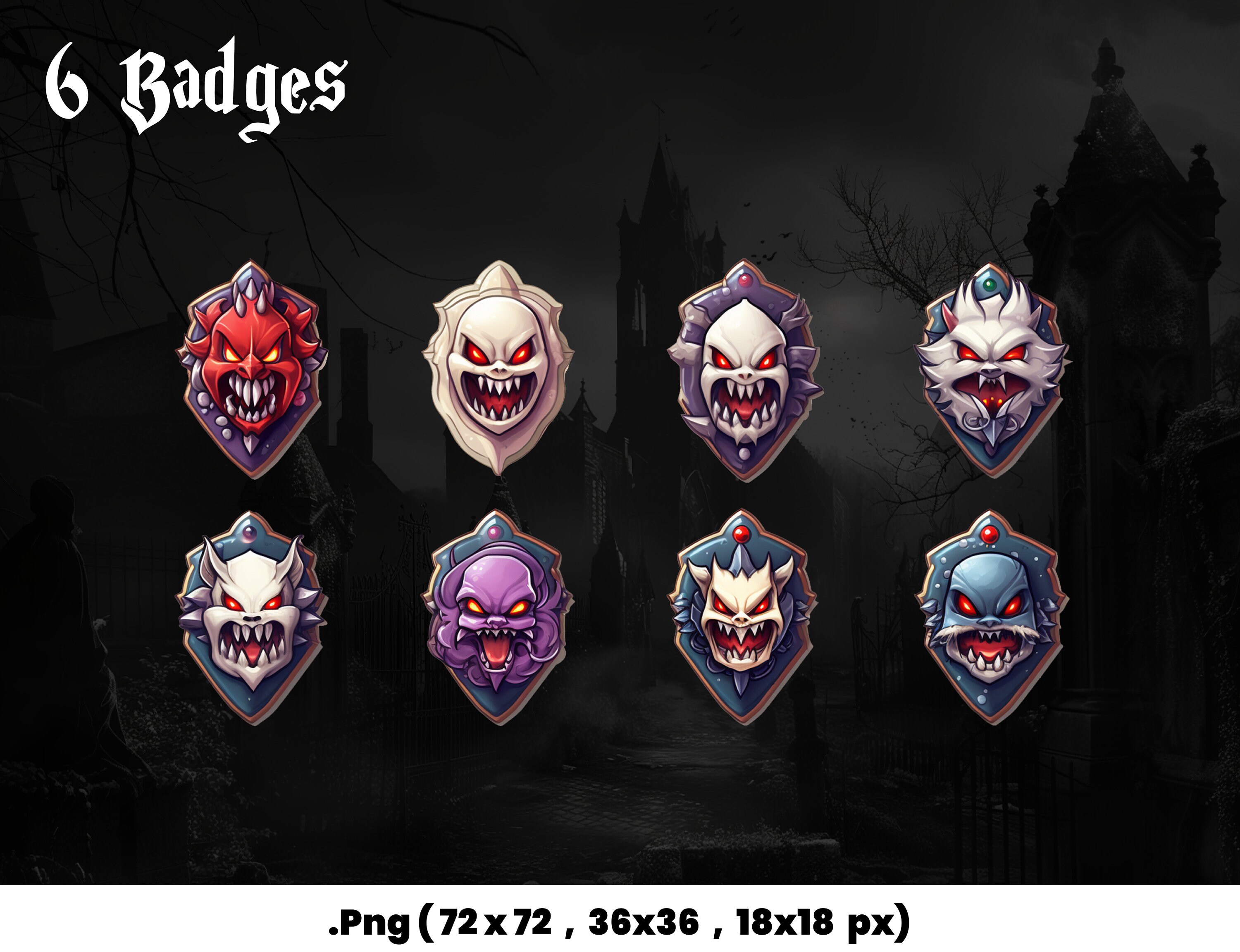 Dark Gothic Stream Overlay Emo Vampire Stream Package Twitch Overlays ...