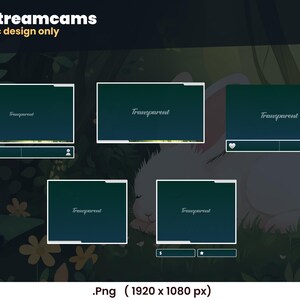 STREAMPACK Cute Rabbit - Illustrated Forest - Animated Pack - Twitch ...