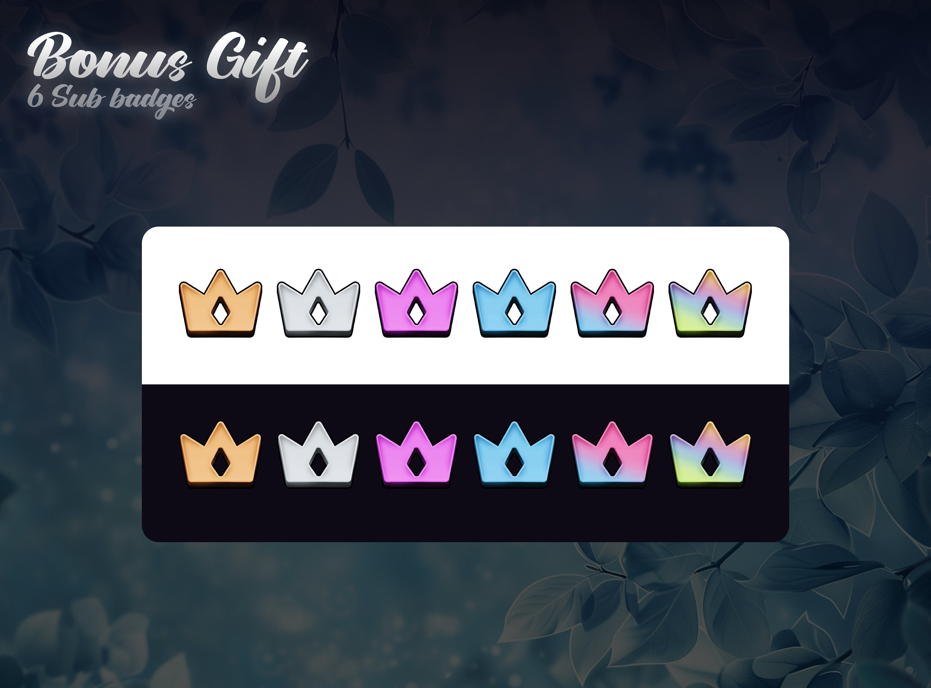 STREAM OVERLAYS Cold Forest Winter/ Snow Theme Overlays, Screens ...