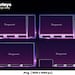 CELESTE TWITCH OVERLAYS - Animated Low-fi Stars Stream Package - Purple ...