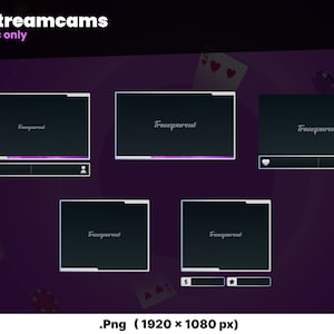 Purple Casino Overlay | Twitch Gambling Stream Package | Animated ...