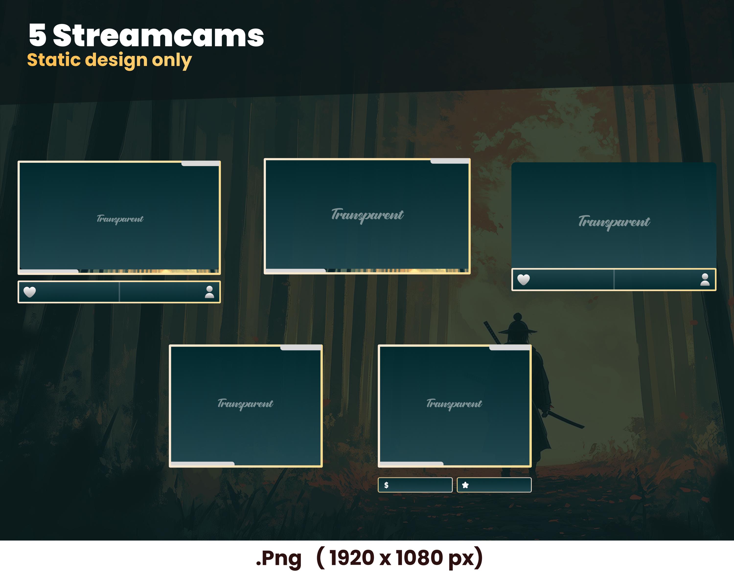 Low-fi Samurai Stream Overlay Kit | Animated Streampack | Japan, Epic ...