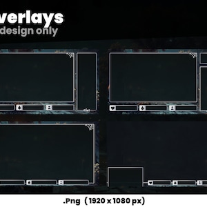 Spooky Graveyard Animated Stream Overlay – Halloween Twitch/obs Screens ...