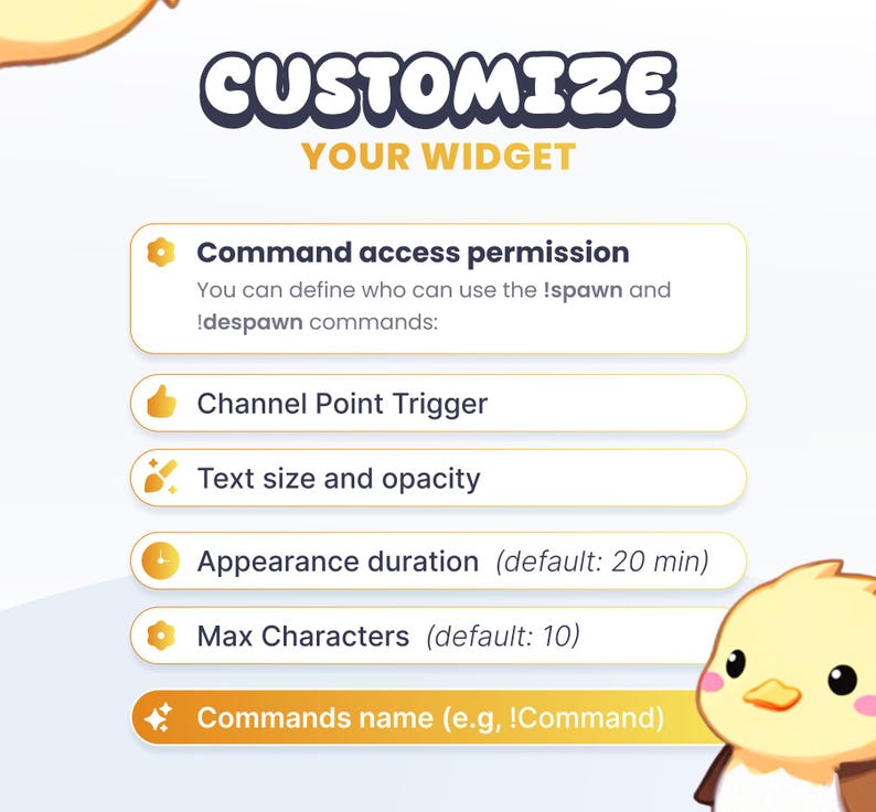 Stream Widget: Interactive Ducks for Twitch & Youtube (instant Download ...