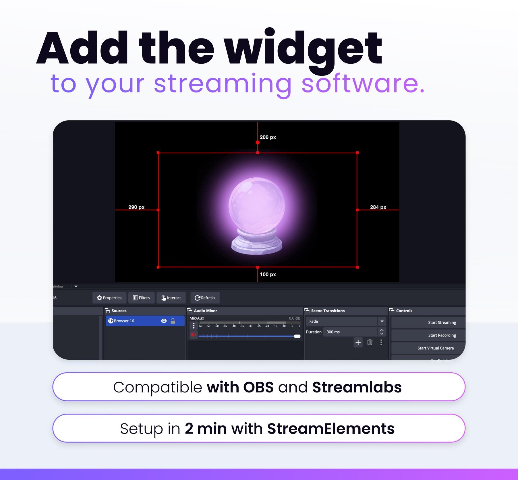 Stream Widget - Crystal Ball - Work With Twitch and Youtube (instant ...