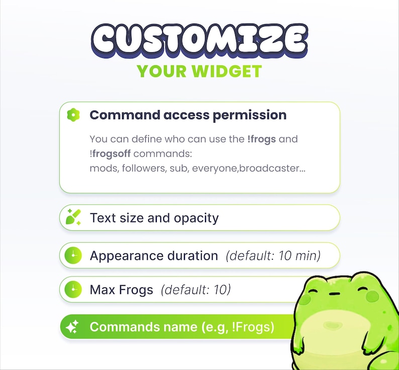 STREAM WIDGET - Cute Frogs - Streamelement Widget - Work With Twitch ...