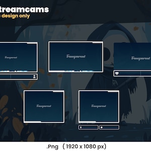Cute Reaper Overlay Kit | Twitch Stream Package | Animated | Low-fi ...