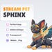 VTUBER PET Phoenix - Twitch Stream Pet Phoenix - Animated Loop - Orange ...