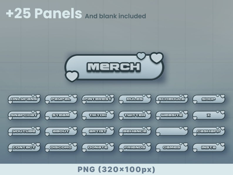 Y2K LIGHT BLUE Full Animated Stream Package // Overlay, Screens ...