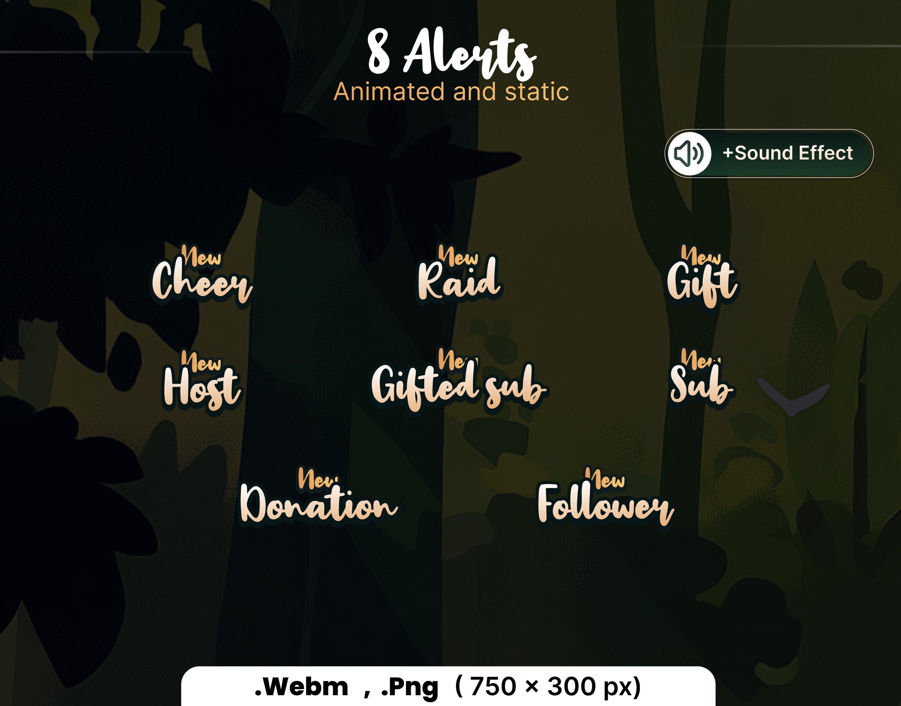 STREAM PACK - Wild Boar - 1920x1080px - Animated - Forest - Overlays ...