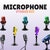 VTUBER MICROPHONE KIT Over 10 Unique Mics Multitcolors Yellow, Purple ...