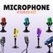 VTUBER MICROPHONE KIT - Over 10 Unique Mics - Multitcolors - Yellow ...