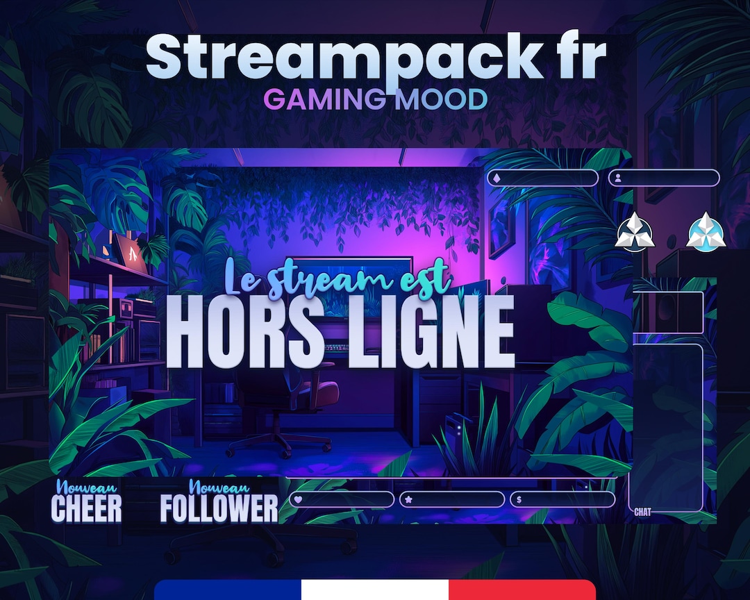 STREAM PACK - Gaming Mood - Pack De Stream Animé - 1920x1080px ...