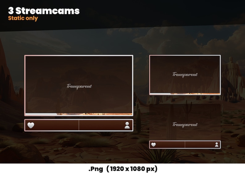 STREAMPACK WESTERN Twitch Western Overlays Pack Animated Package ...