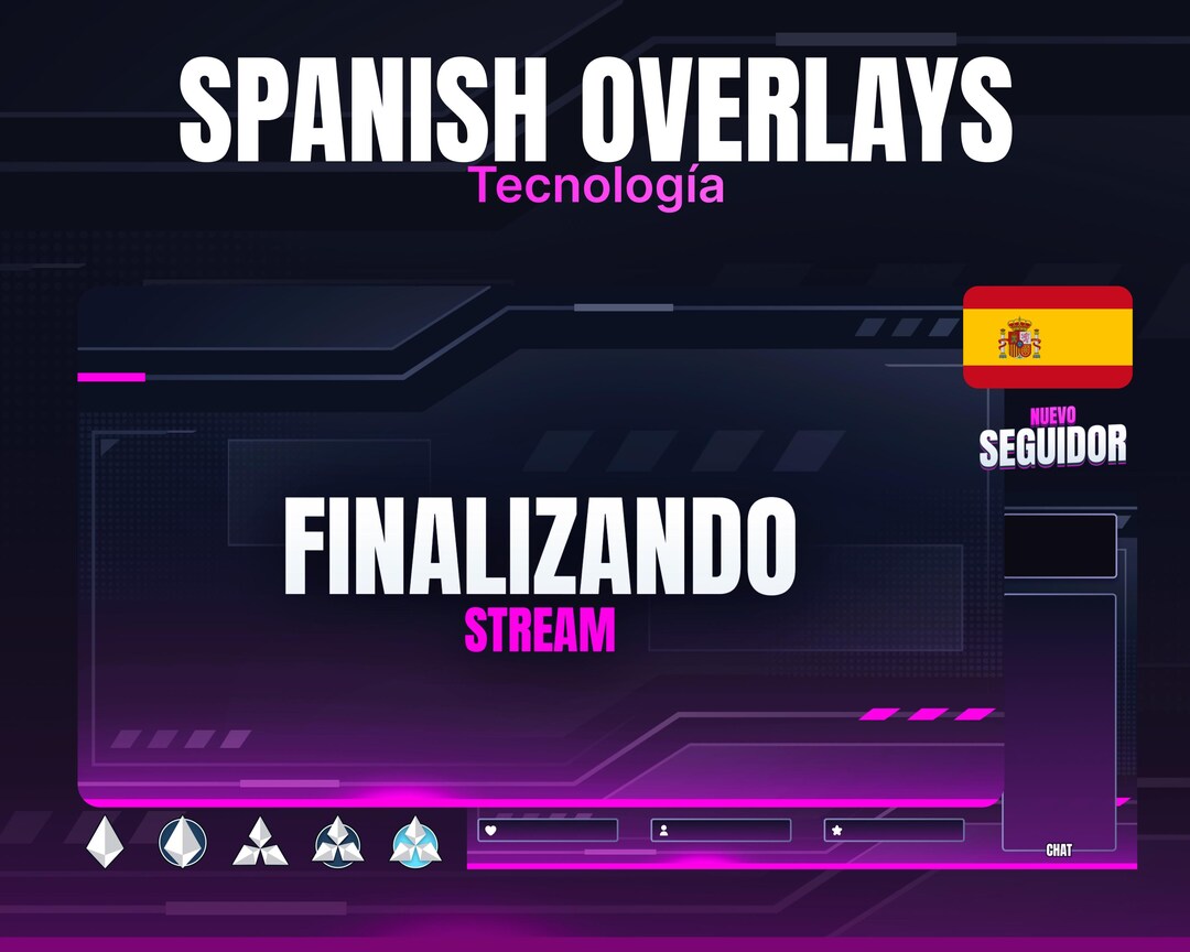 STREAMPACK - Technologìa - 1920x1080 - Spanish - Overlays, Screens ...