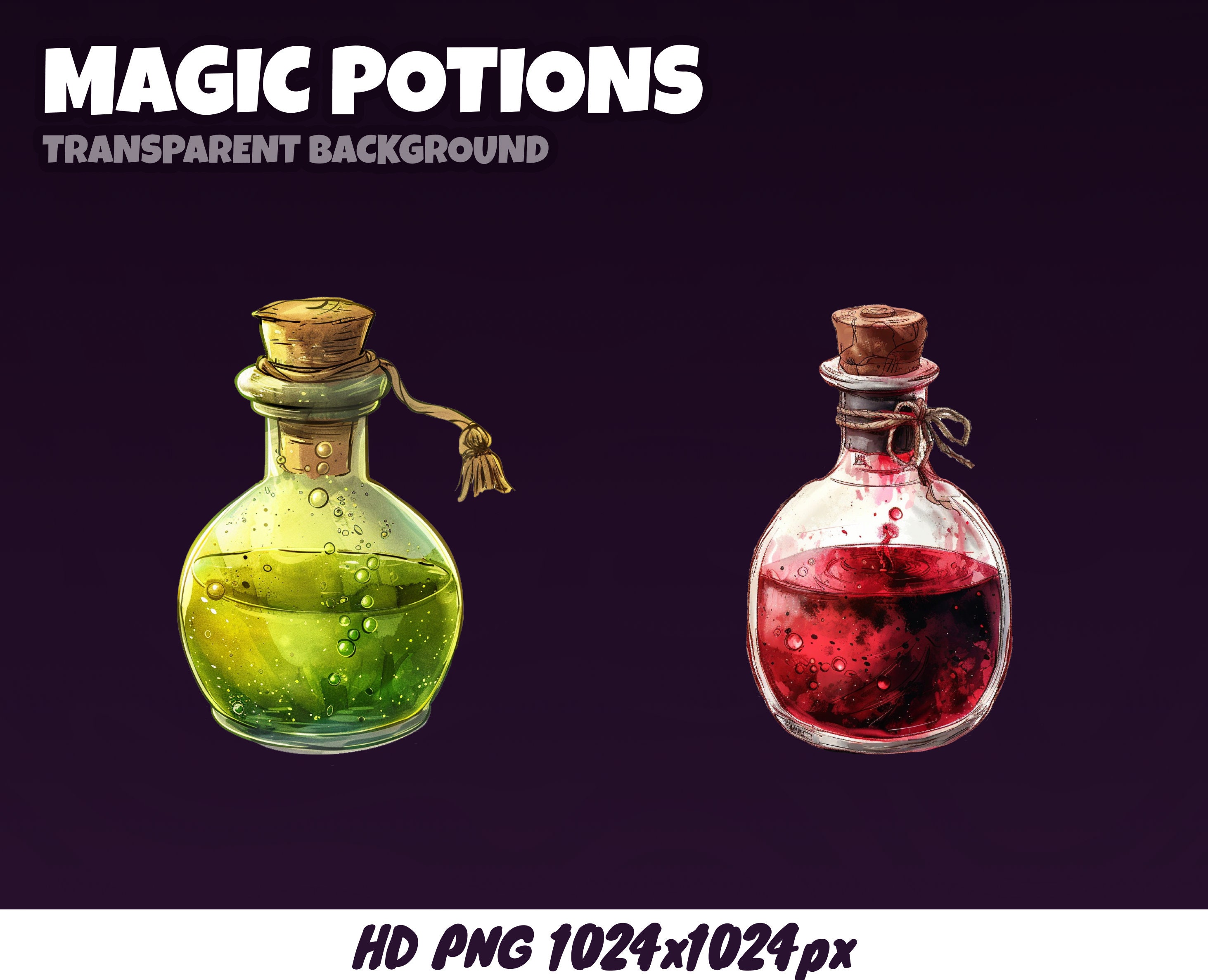 WITCHERY VTUBER KIT Full Pngtuber Assets Pack Magic and Witchery Purple ...