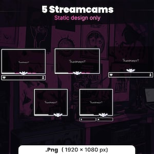 Stream Package - Emo Room | Animated Stream Package | 1920x1080px ...
