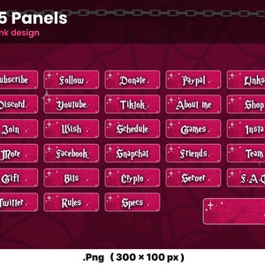 Red Gothic Pack | Animated Gothic Stream Package | Vampire Overlays Kit ...