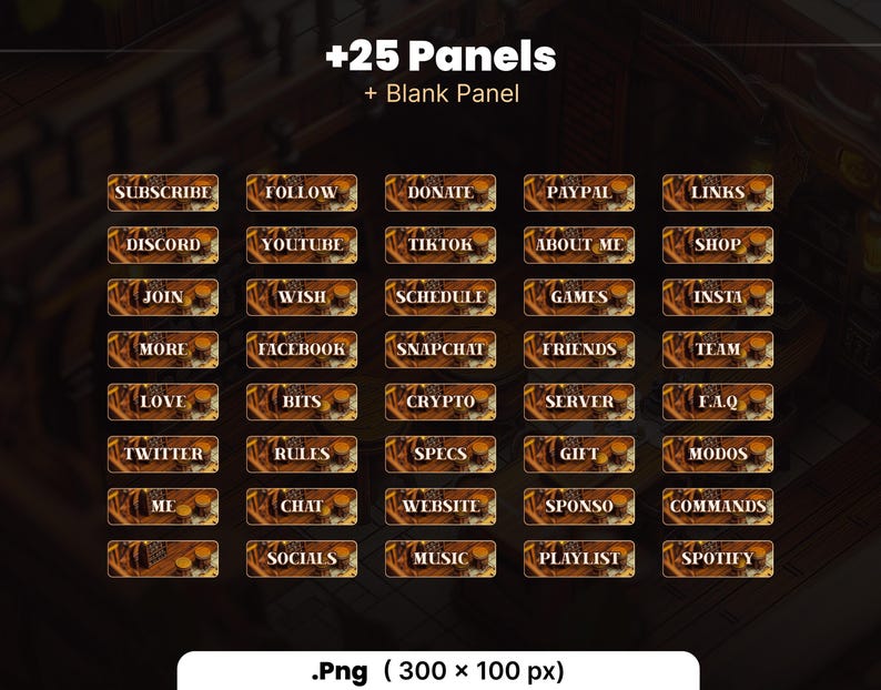 STREAM PACK - Magic Tavern - 1920x1080px - Animated - Low-fi - Overlays ...
