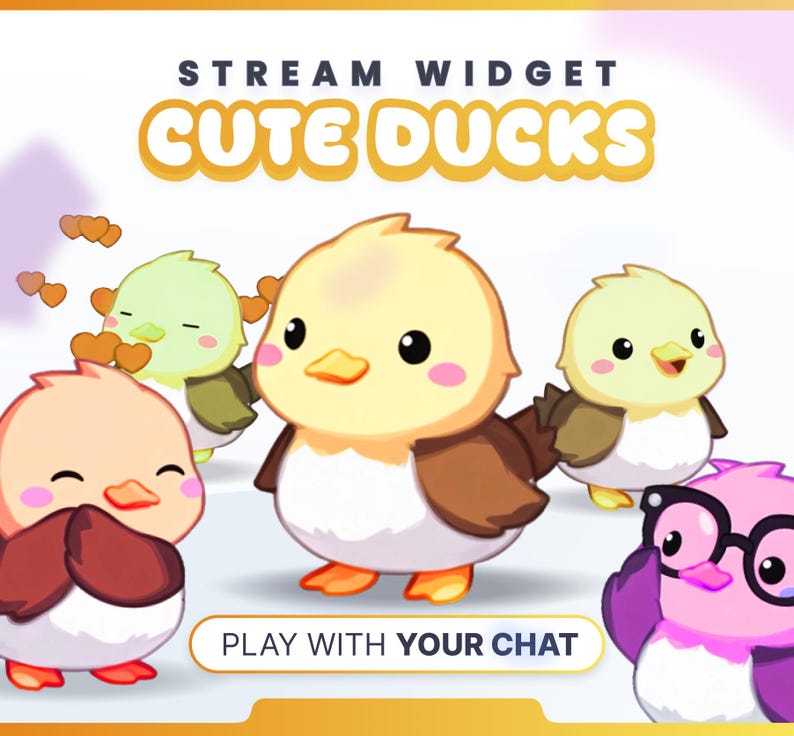 Stream Widget: Interactive Ducks for Twitch & Youtube (instant Download ...