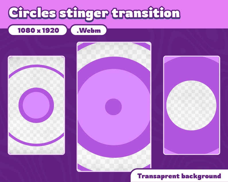 TIKTOK STINGER TRANSITION Package - 4 Low-fi Pink Transition - Animated ...