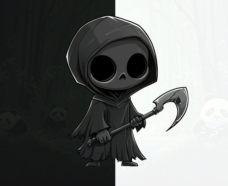 Animated Reaper Pet - Gothic Vtuber Stream Decoration (webm, PNG) - Etsy