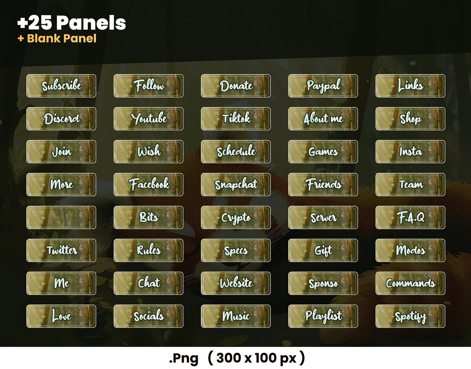 Red Panda Twitch Stream Overlay Kit | OBS, Streamlabs - Etsy