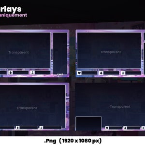 CUTE KAWAI STREAMPACK - French Stream Package - Purple and Pink - Cute ...