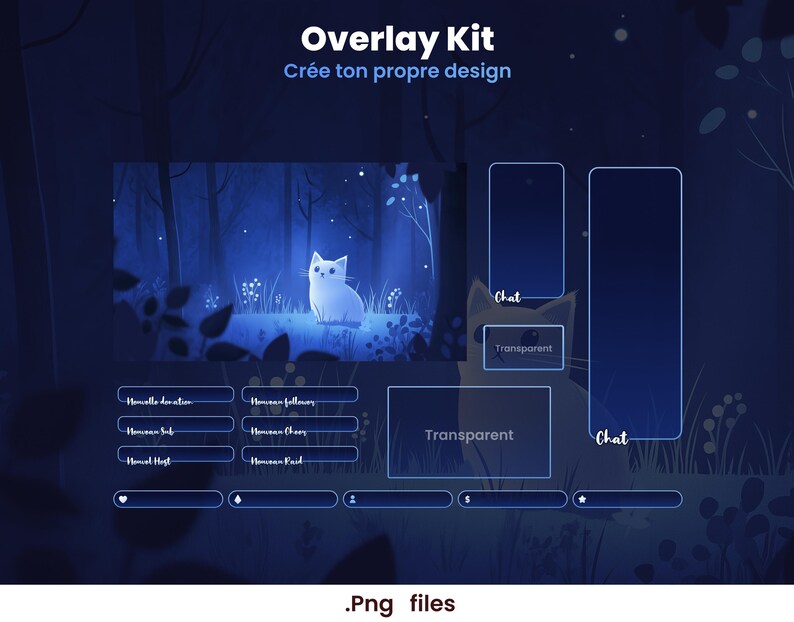STREAM PACK - Chat Magique - Pack De Stream Animé - 1920x1080px ...