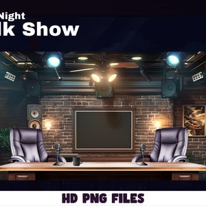 Late-night TALK SHOW - Stream Kit - for Twitch and Youtube - VTUBER Kit ...