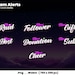 CELESTE TWITCH OVERLAYS - Animated Low-fi Stars Stream Package - Purple ...