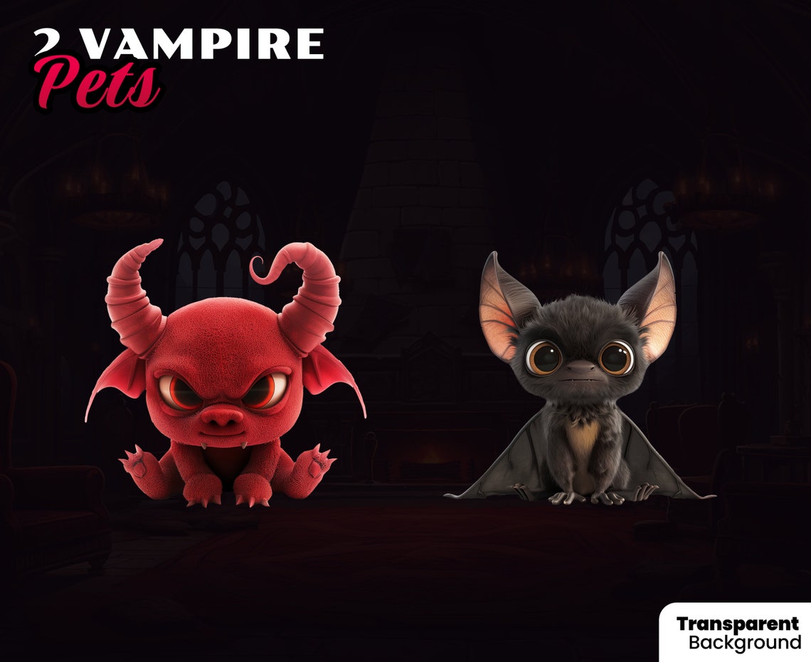 VTUBER VAMPIRE KIT Stream Assets Dracula / Vampire / Blood Full Package ...