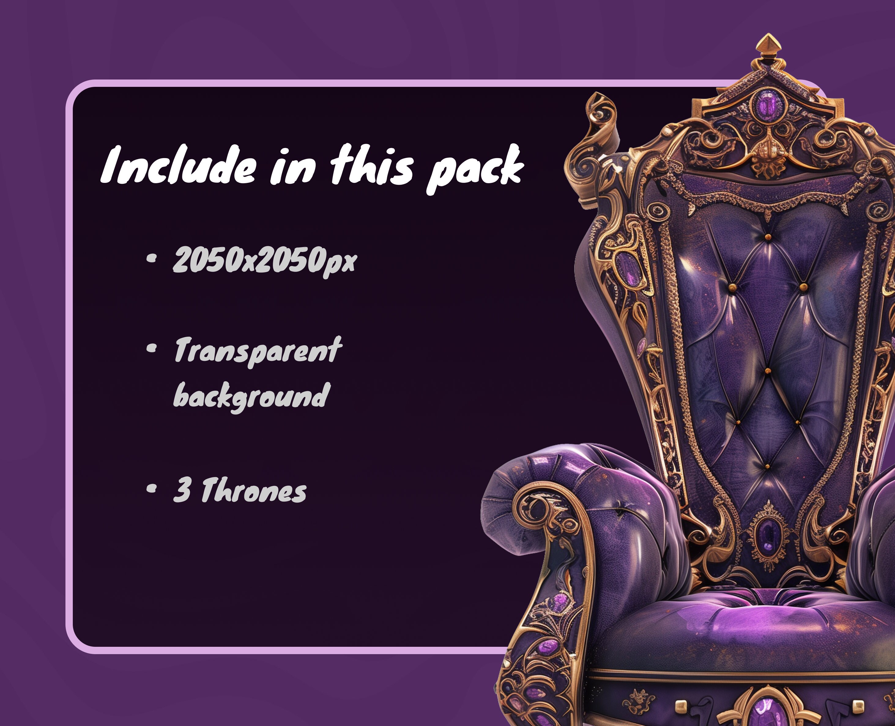 VTUBER ASSETS Magic Thrones Magic Assets PNG Files With Transparent ...