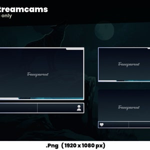 MYSTIC WOLF STREAMPACK - Twitch Night Overlays Kit - Animated Package ...
