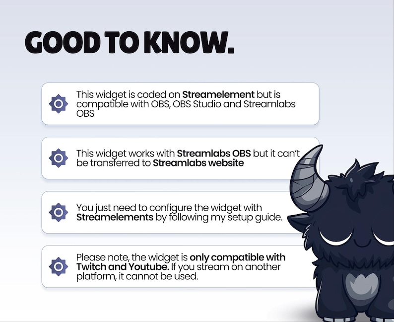 REACTIVE STREAM PET - Black Demon - Twitch Widget - Hd Files - Instant ...