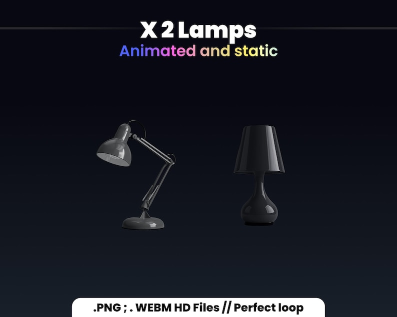 VTUBER KIT - RAINBOW- Chairs, Desk, Mics and More! Stream Asset for ...
