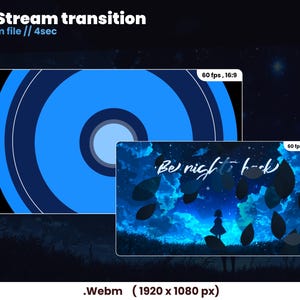 Streampack "cute Anime Girl" | Animated Twitch Stream Package ...