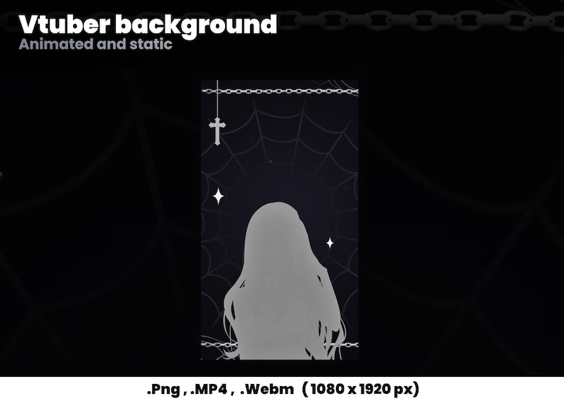 TIKTOK STREAM PACKAGE Gothic / Animated Dark Emo Overlays Package / Screens, Alerts, Overlays ...