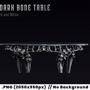 VTUBER KIT - Bones Skull Theme - Thrones , Tables and Microphone ...