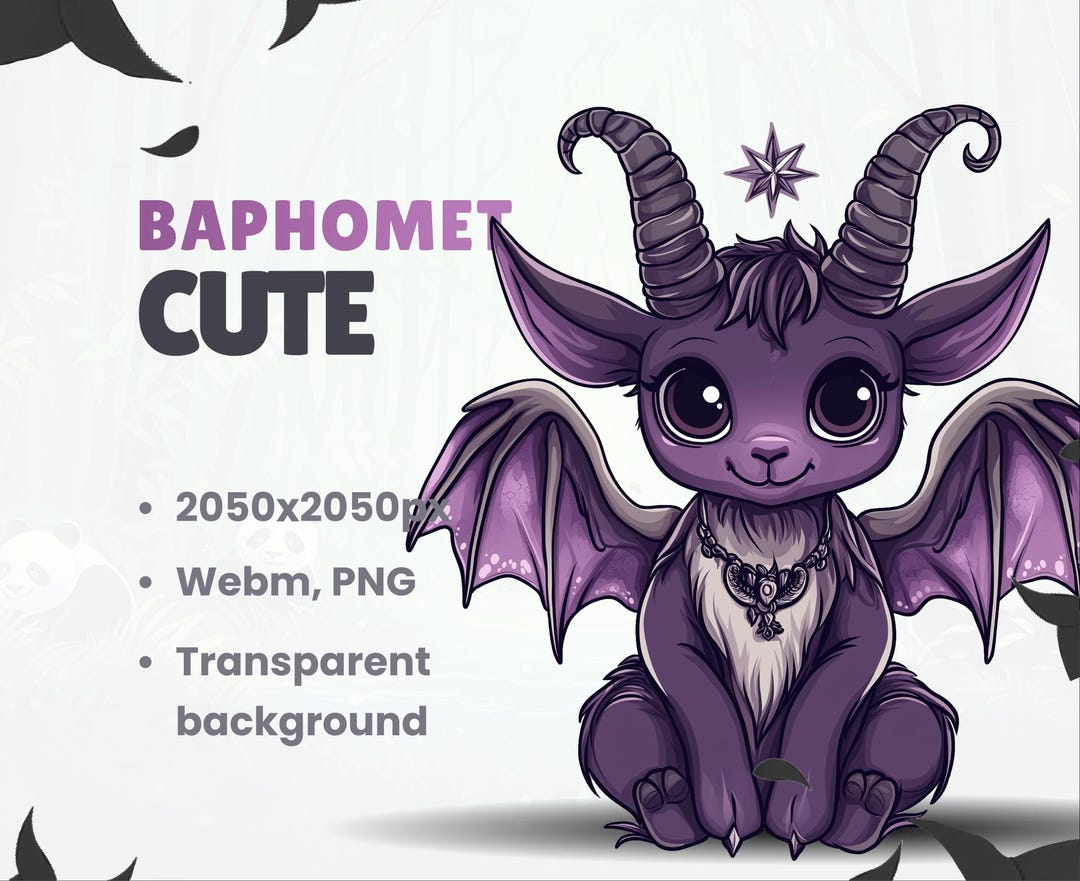 STREAM PET - Cute Baphomet - Animated - Perfect Loop - Hd Files ...