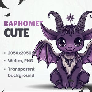 STREAM PET - Cute Baphomet - Animated - Perfect Loop - Hd Files ...