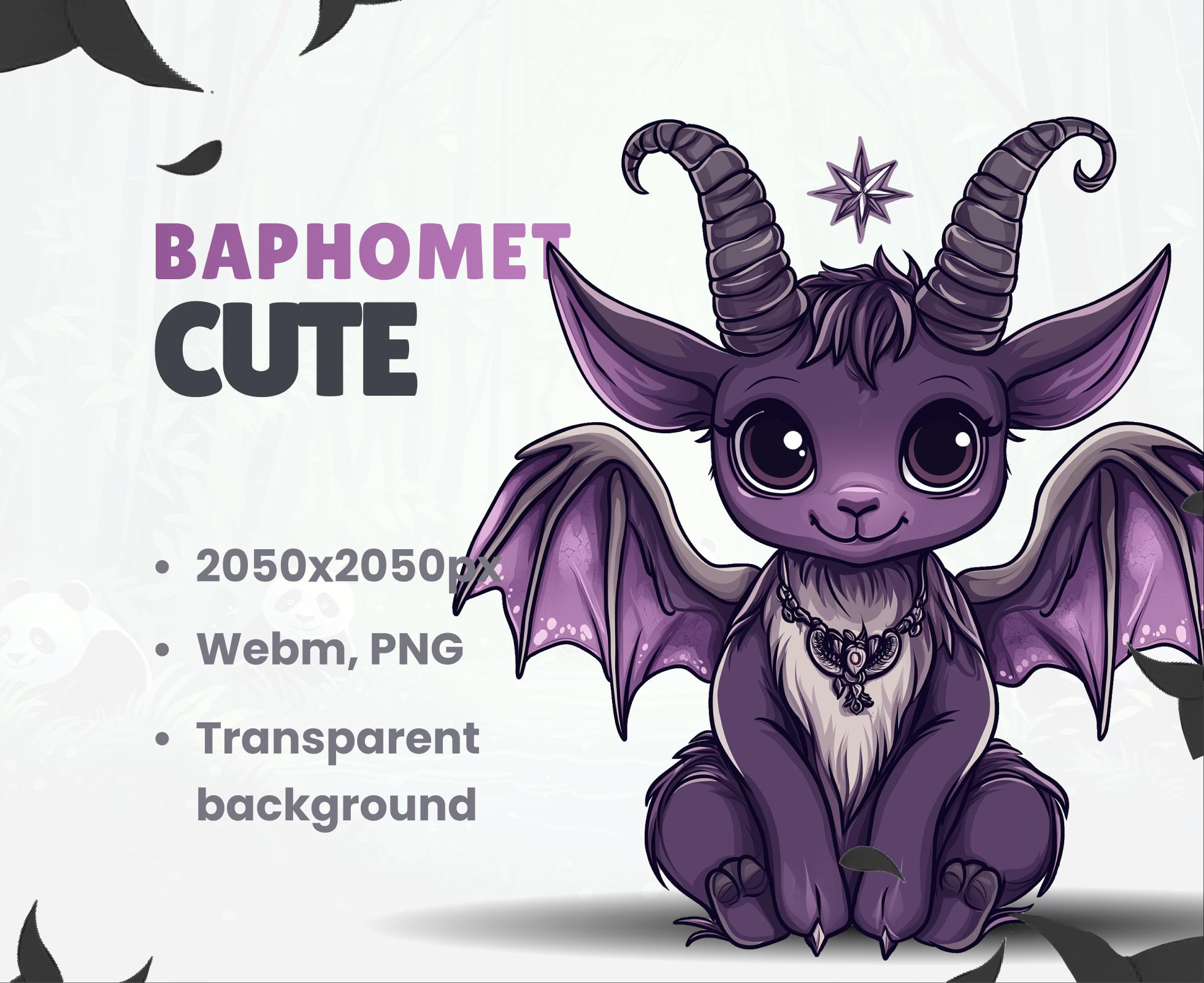 STREAM PET - Cute Baphomet - Animated - Perfect Loop - Hd Files (2050x2050px) - Transparent ...