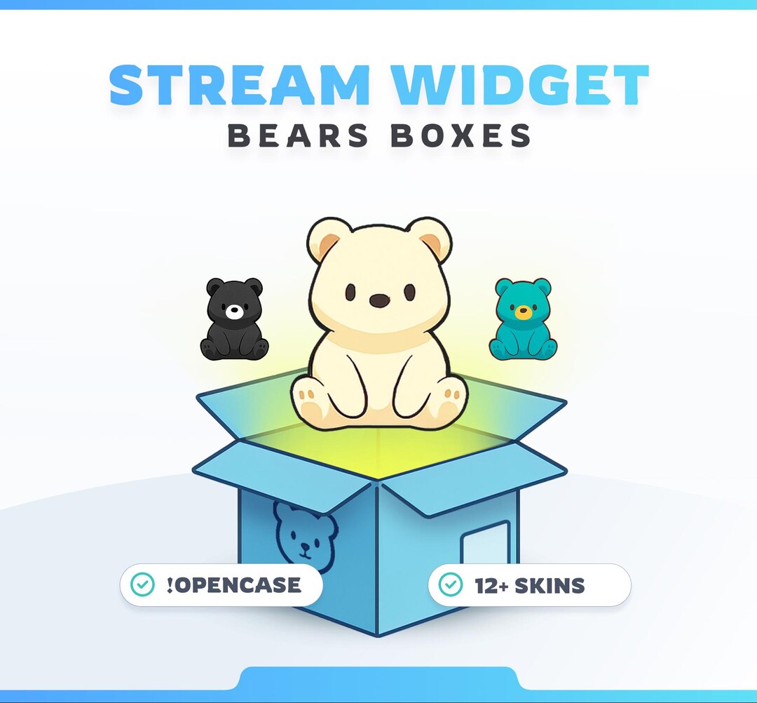 STREAM WIDGET - Bear Boxes - Streamelement Widget - Work With Twitch ...