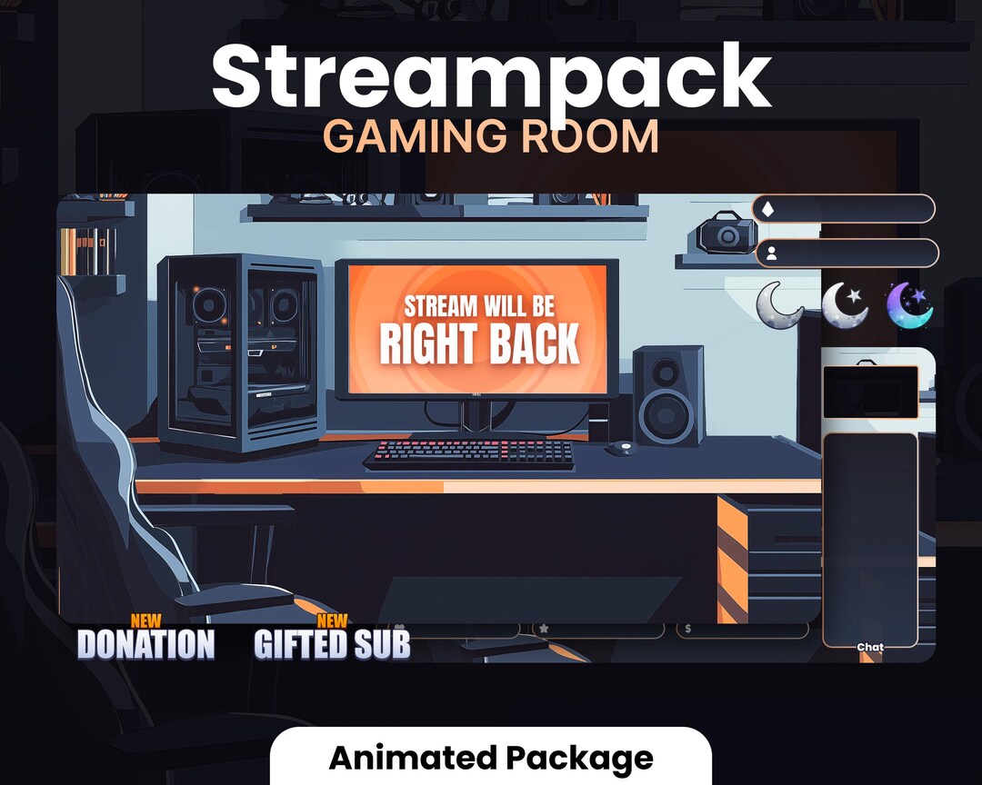 STREAMPACK - Gaming Room | Animated Stream Package | 1920x1080px ...