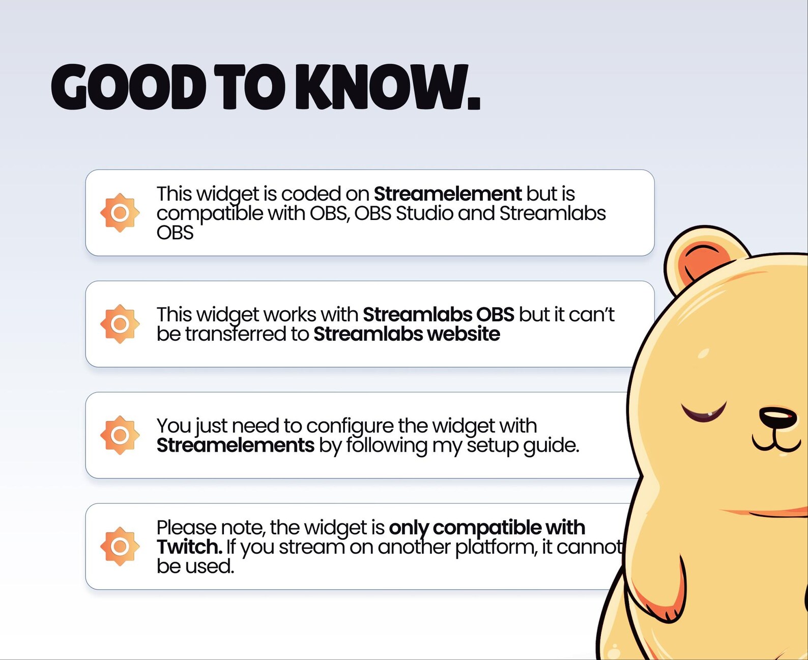 REACTIVE STREAM PET - Bear - Twitch Widget - Hd Files - Instant ...